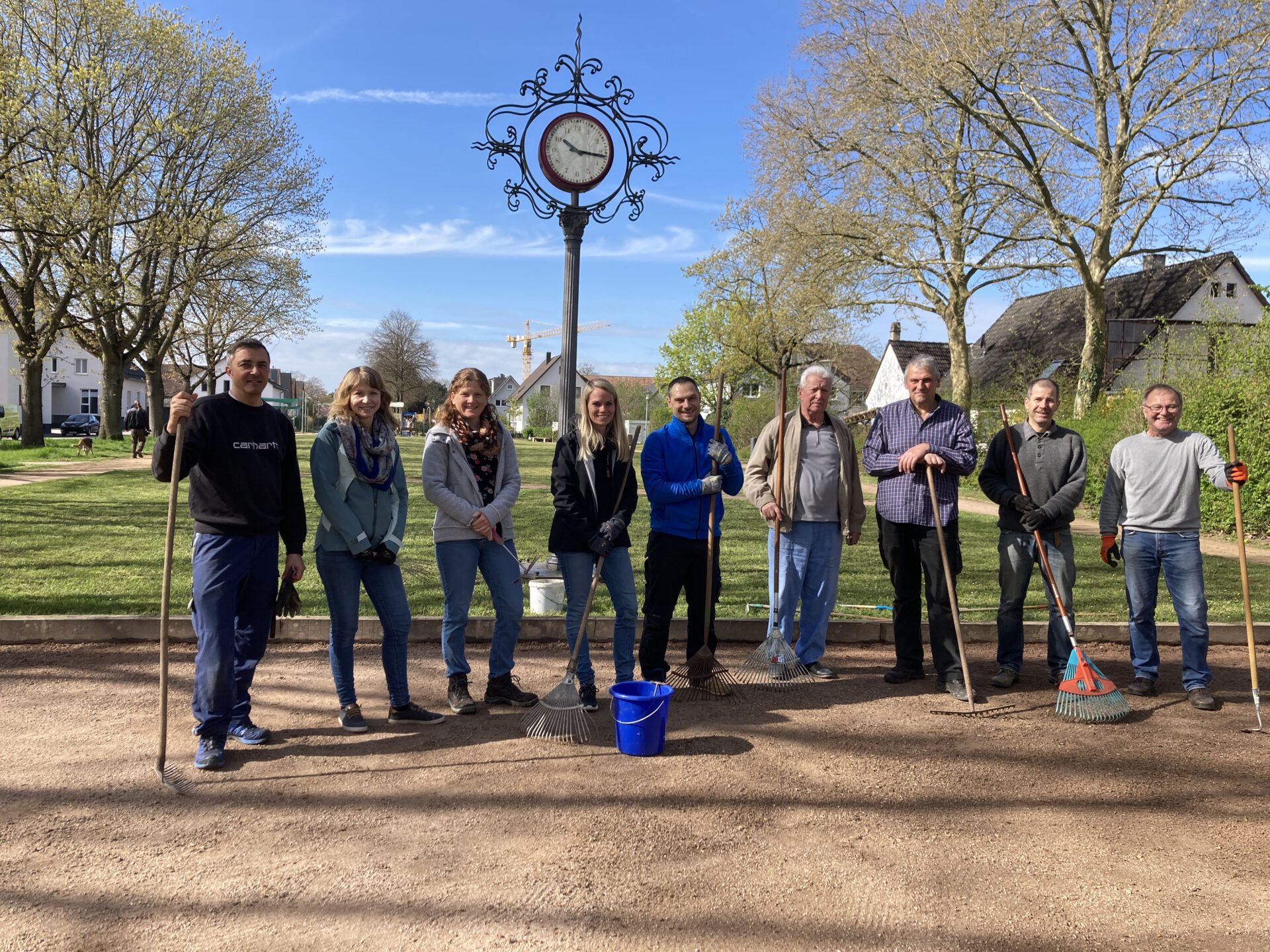 Erfolgreiche Bouleplatz-Instandsetzung - FWG Iffezheim